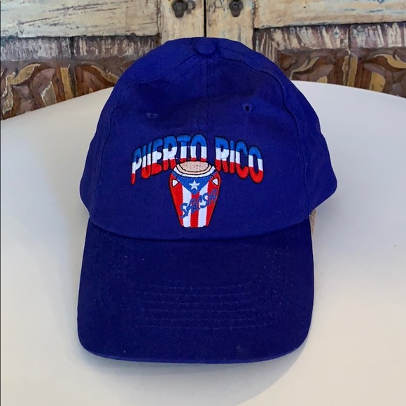 Accessories | Puerto Rico Salsa Hat Baseball Cap Bluered | Poshmark